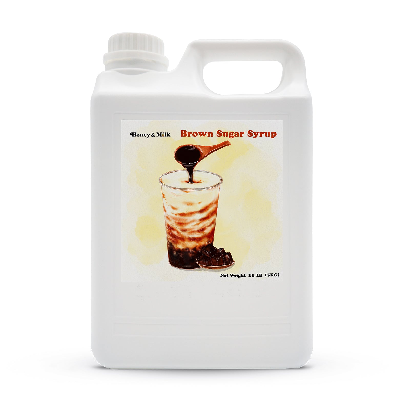 Honey and Milk Brown Sugar Syrup, Flavor Concentrate Syrup, Delicious